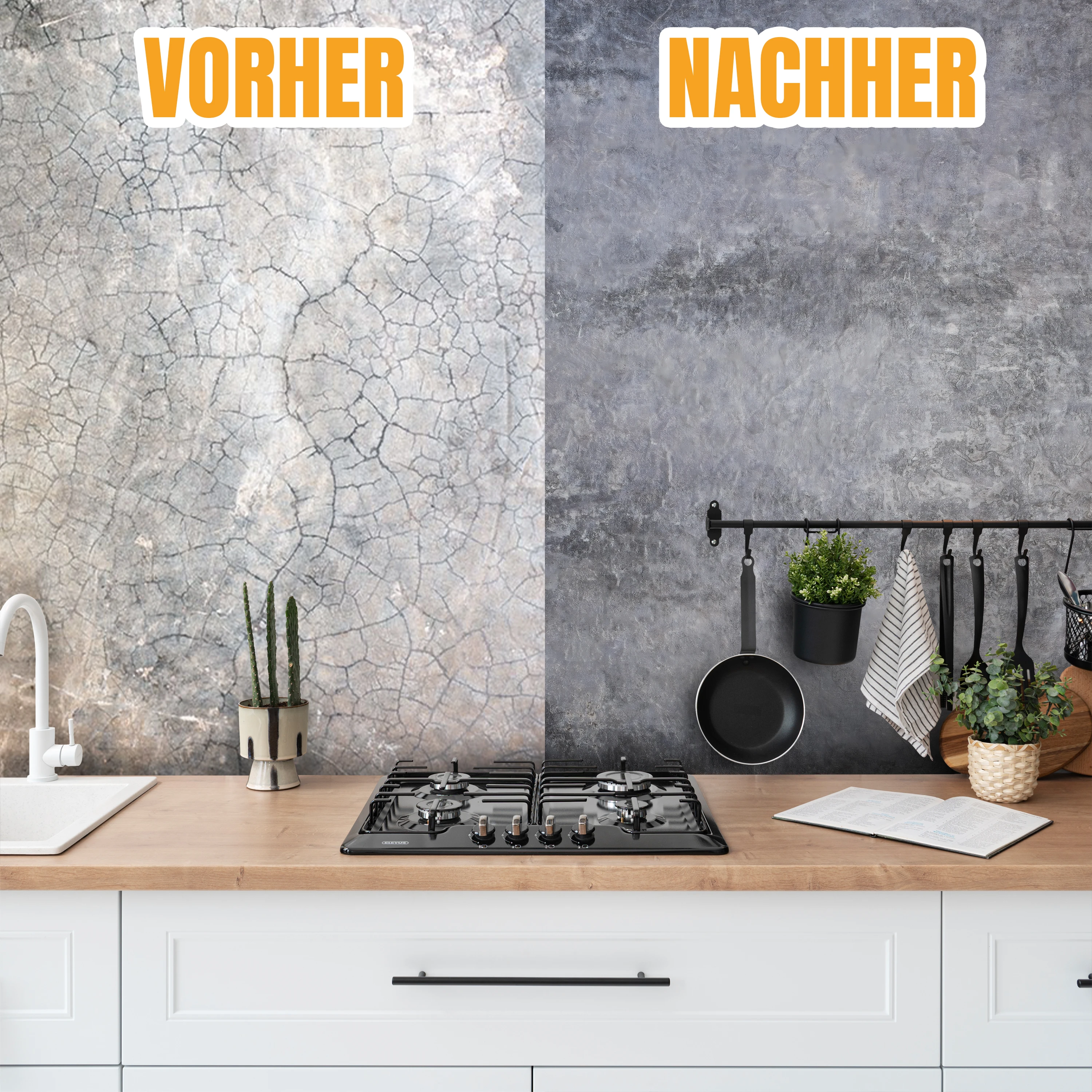 Wandpaneel/Wandfliese Light Beton