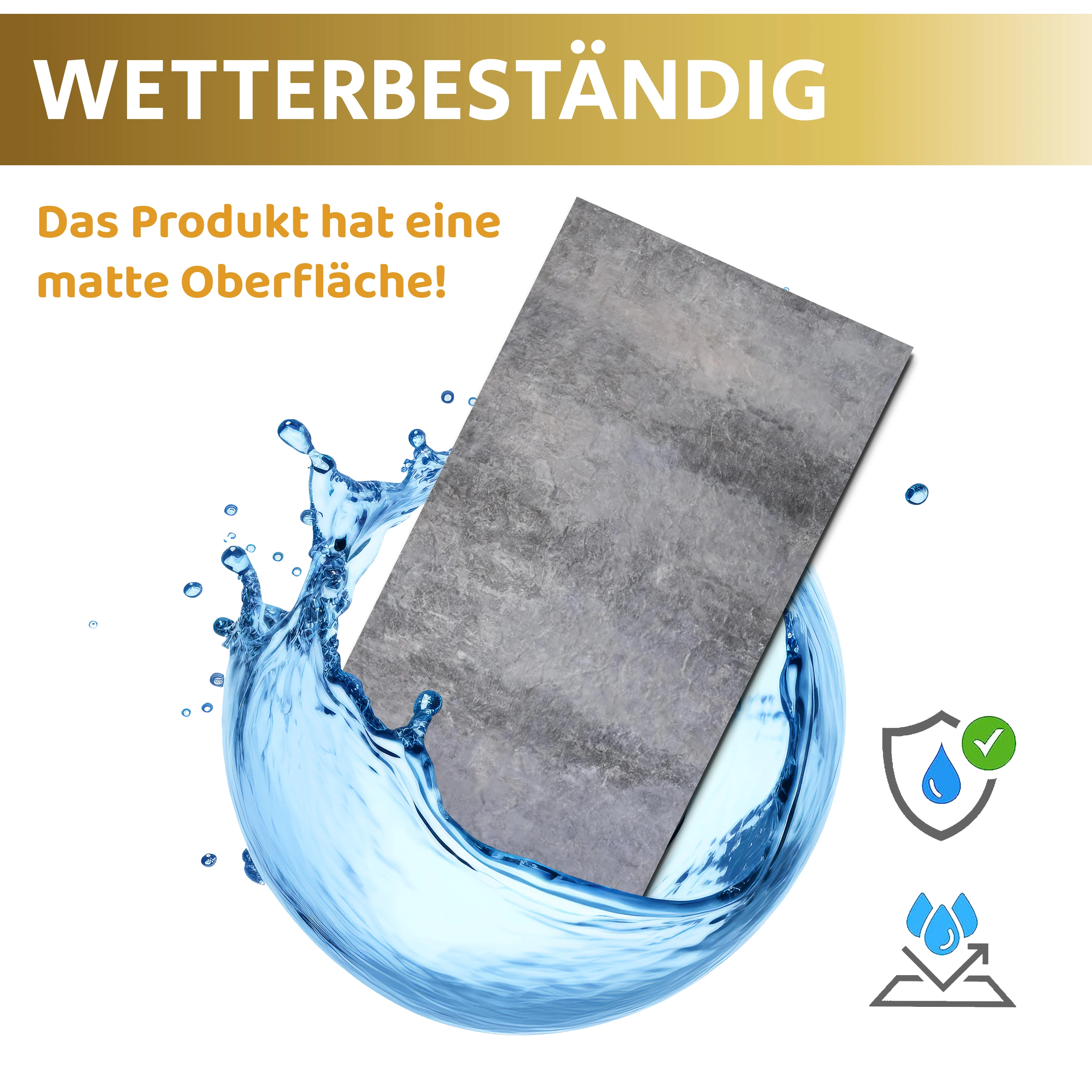 Wandpaneel/Wandfliese Light Beton