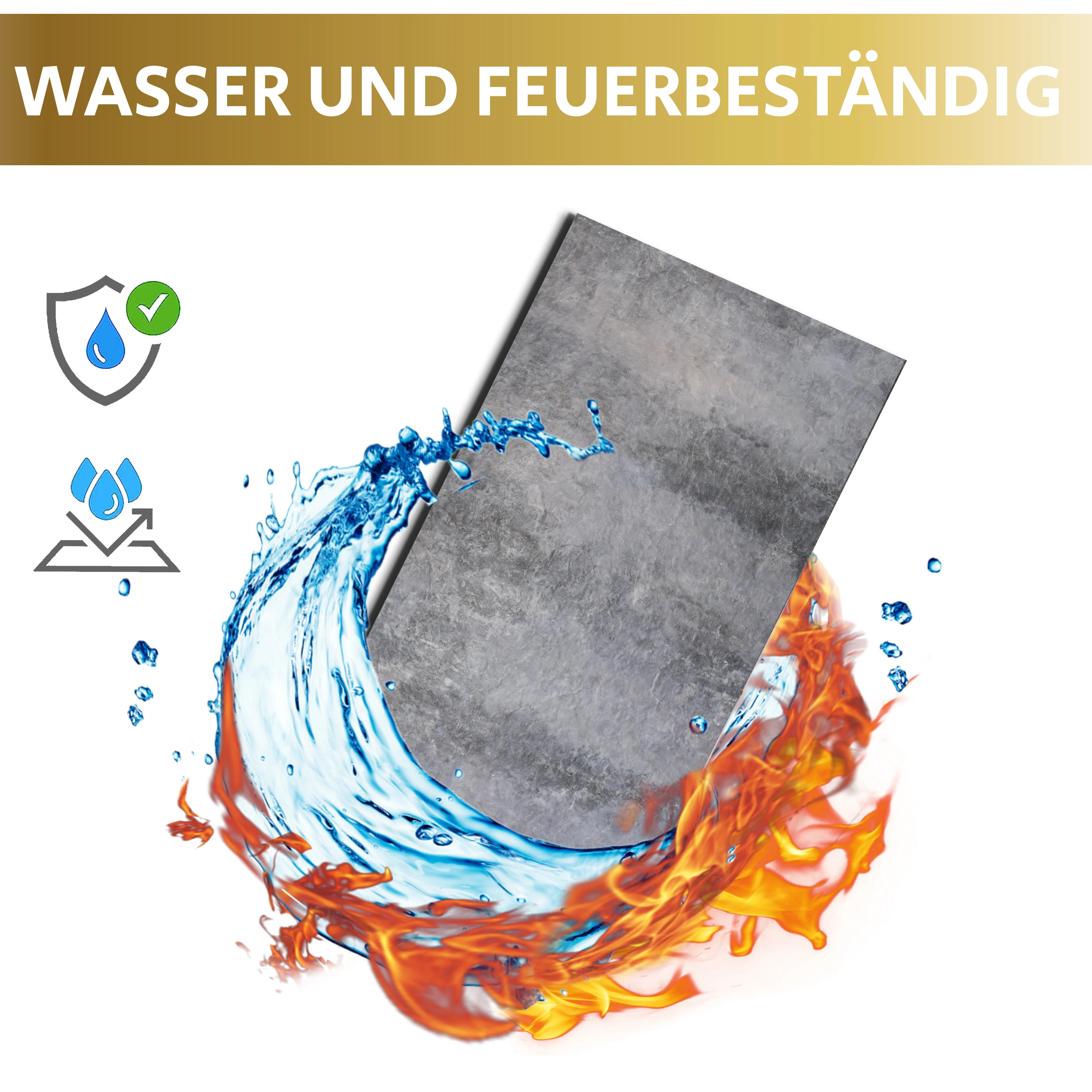 Wandpaneel/Wandfliese Light Beton